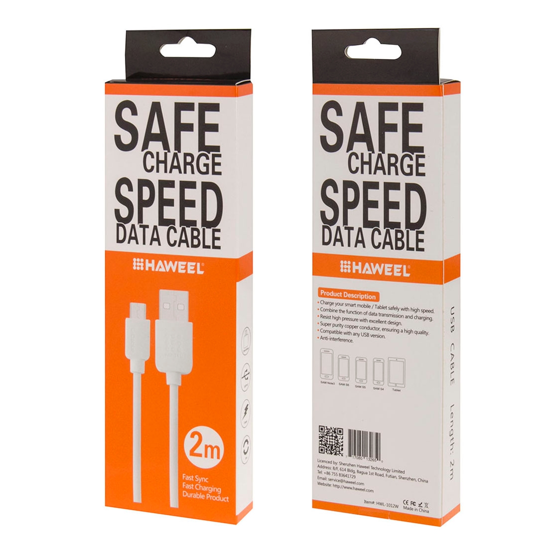 2m High Speed Micro USB to USB Data Sync Charging Cable - E-Revolution.Biz