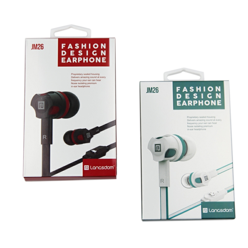 3.5 Fashion Design In-Ear Flat Wired Earphone With Mic, 1.2M. - E ...